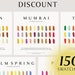 5 Color Palette Bundle Discount | 150 Color Swatches | Adobe and ...