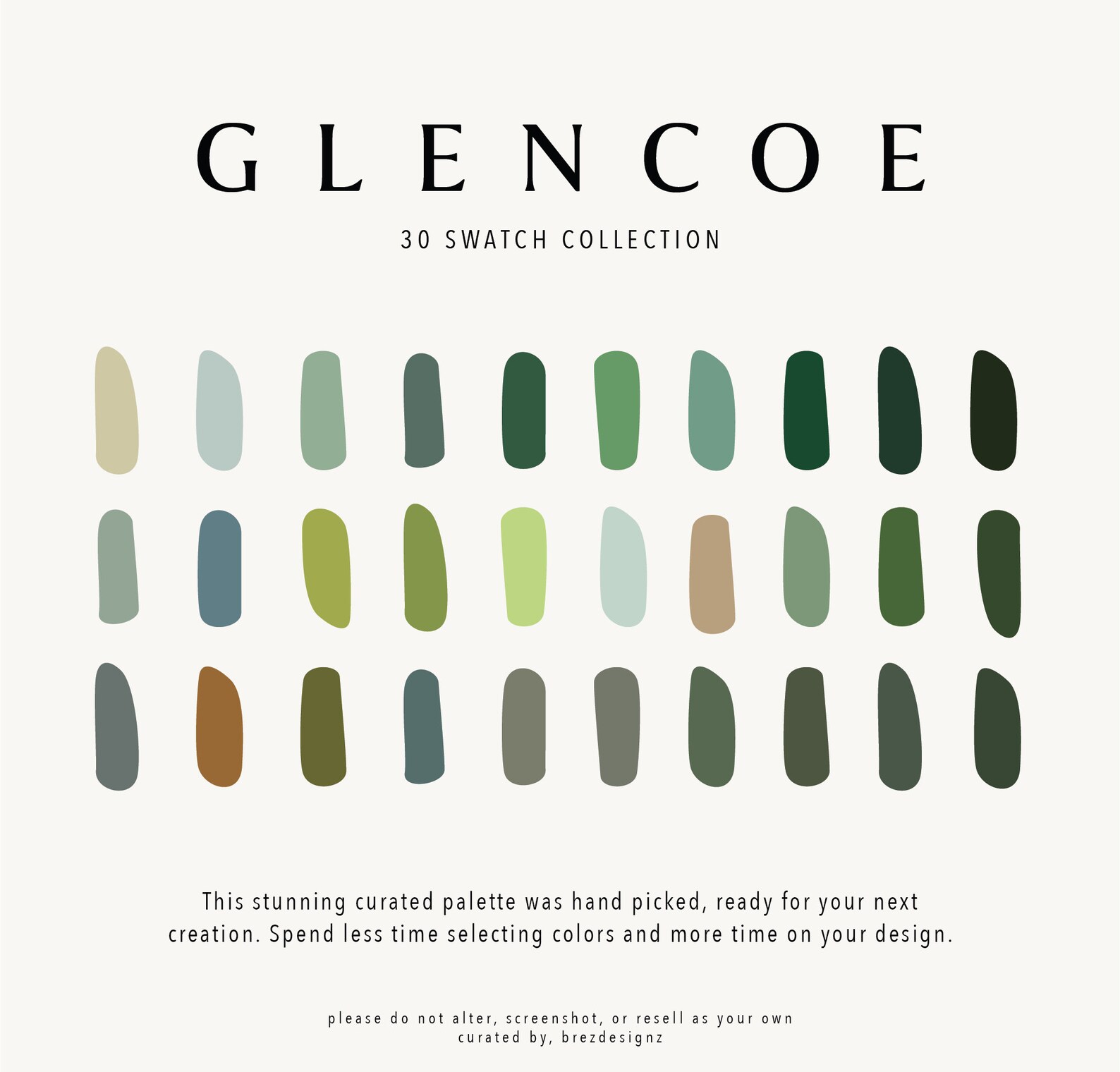 5 Color Palette Bundle Discount | 150 Color Swatches - Etsy