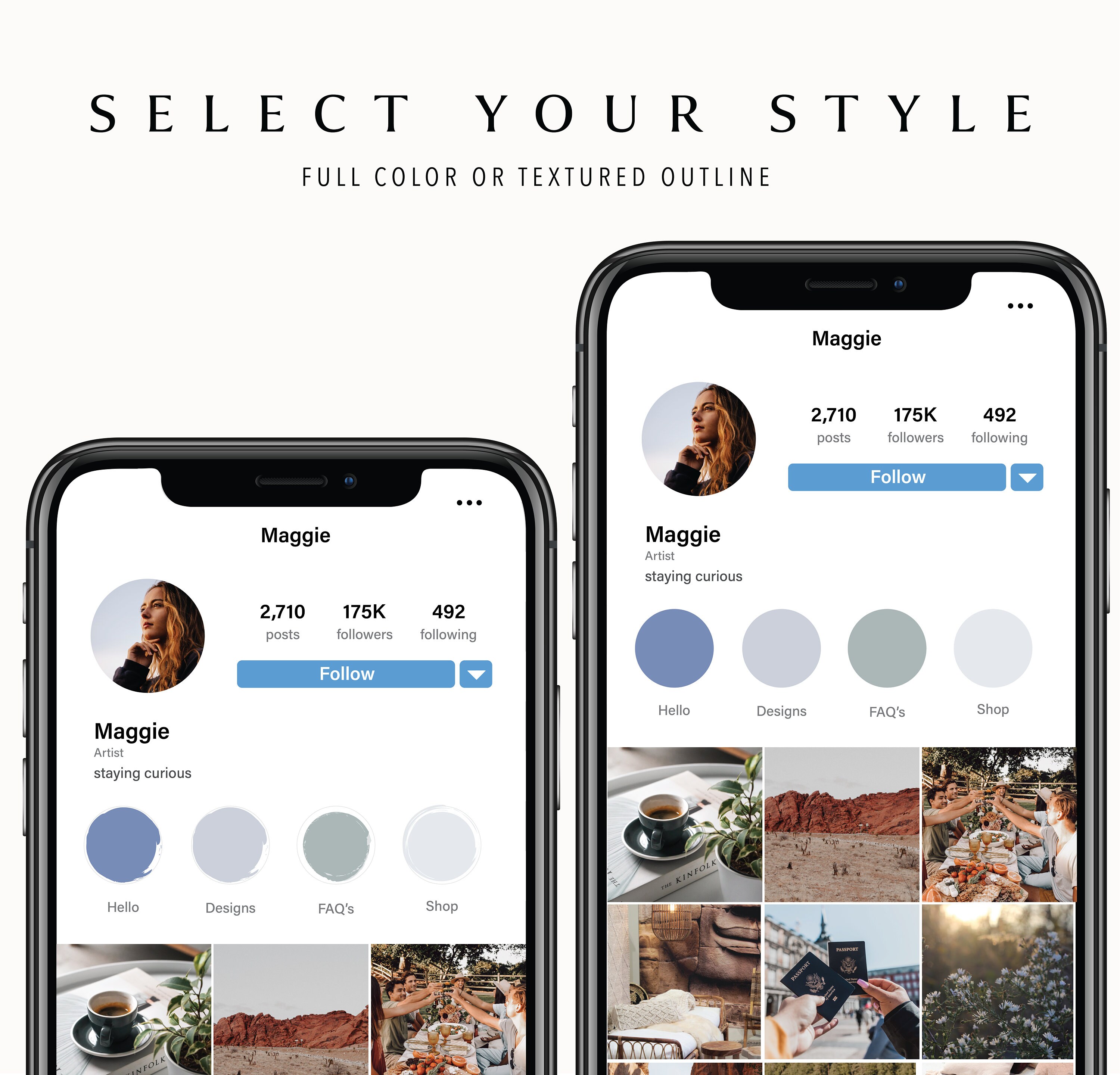 Ocean 20 Instagram Highlight Icon Collection | Blue Neutral Instagram ...