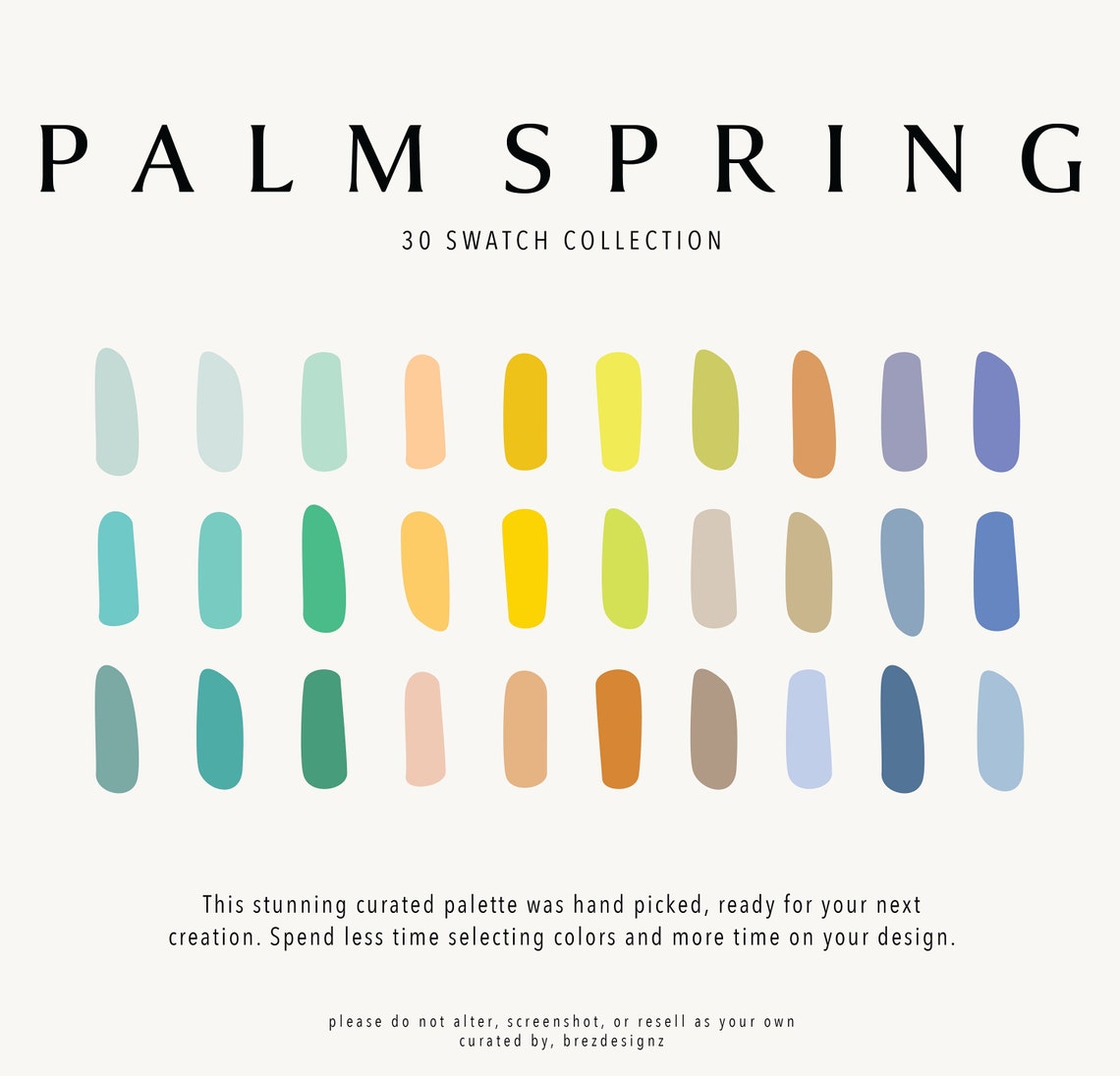 5 Color Palette Bundle Discount | 150 Color Swatches | Adobe and ...