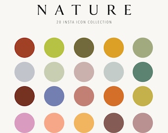 Earth 20 Instagram Highlight Icon Collection | Earth Tone Icon Covers ...
