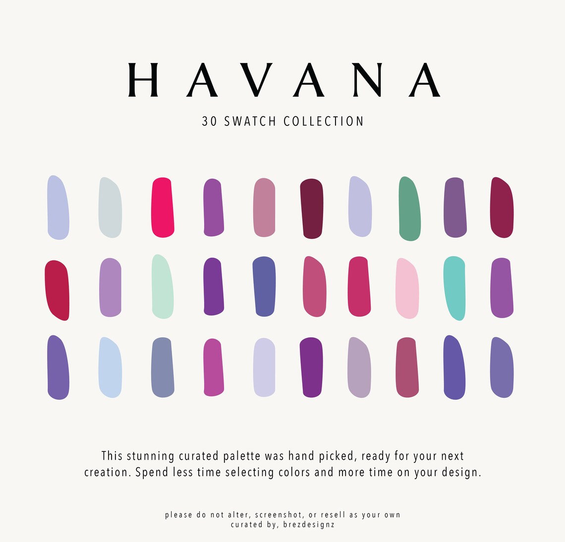 5 Color Palette Bundle Discount | 150 Color Swatches | Adobe and ...