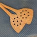 Natural Wooden Cooking Spatula With Holes – Handmade Eco-friendly ...