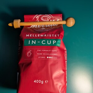 Handcrafted Wooden Coffee Pack Sealer – Natural Wood Coffee Bag Clip (5 ...