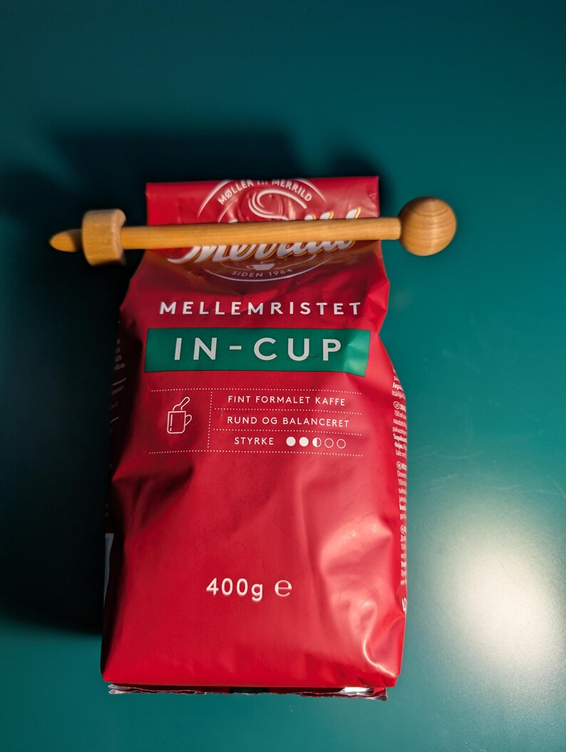 Handcrafted Wooden Coffee Pack Sealer – Natural Wood Coffee Bag Clip (5 ...