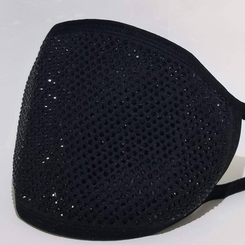 Rhinestone Masks - Etsy