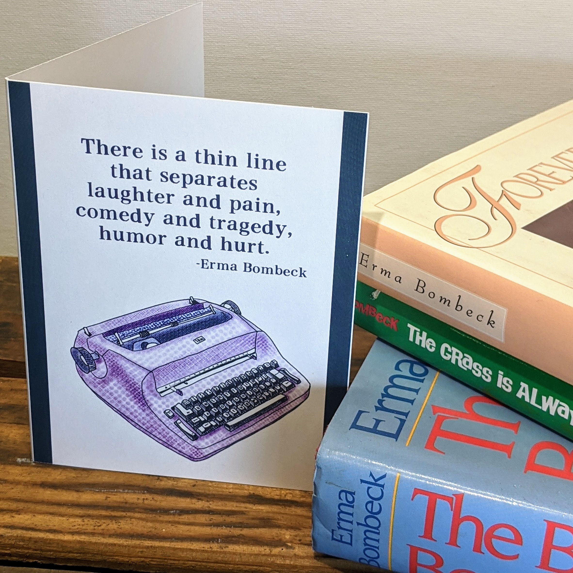 Erma Quote Greeting Card - Etsy