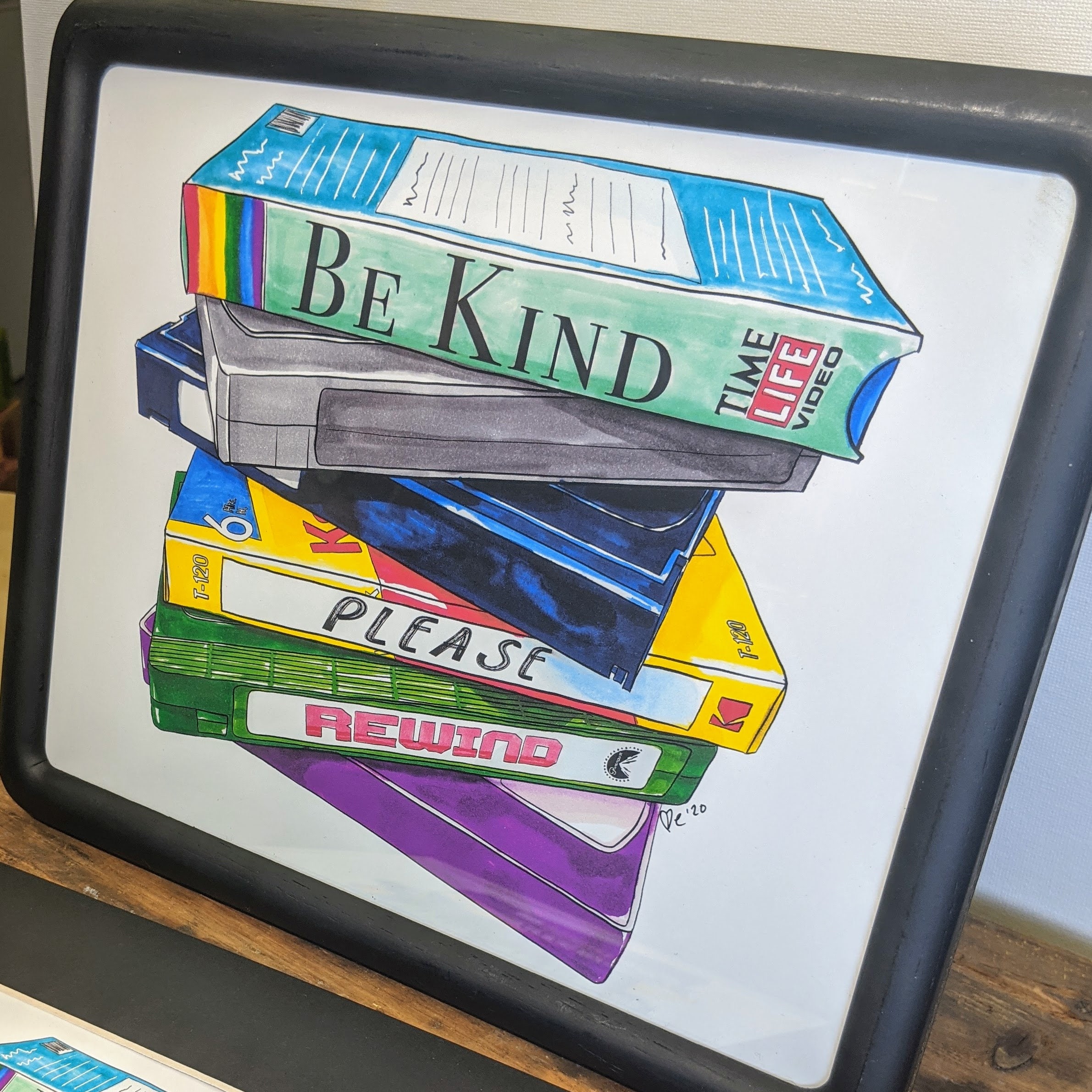 Vintage VHS "please Be Kind, Rewind" Vinyl Stickers - Etsy