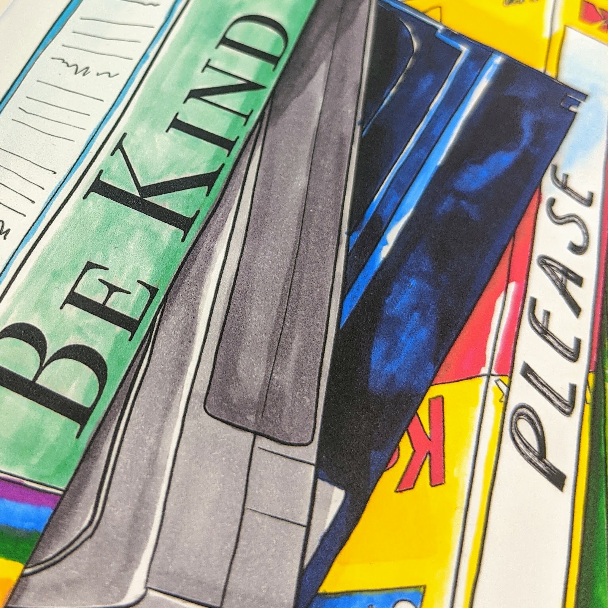 Vintage VHS "please Be Kind, Rewind" Vinyl Stickers - Etsy
