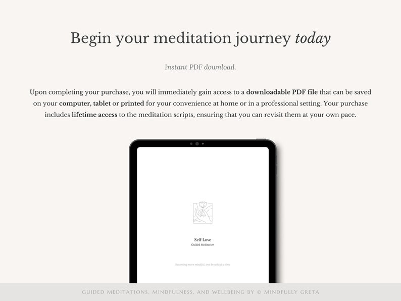 Self Love Guided Meditation Script Self Love Guided Etsy