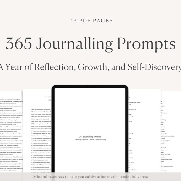 Printable Journal - Etsy