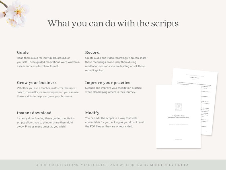 Nature Meditations Guided Meditation Script Collection 10 - Etsy