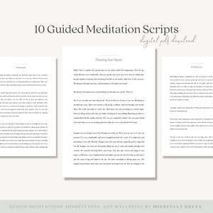 10 Guided Meditation Scripts for Children - Etsy