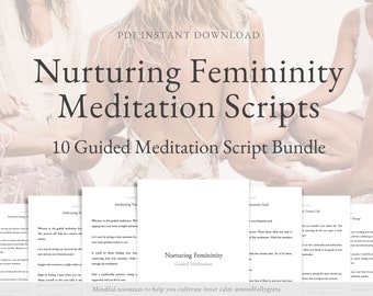20-30 Minute Guided Meditation Script Bundle Guided Meditation Script ...