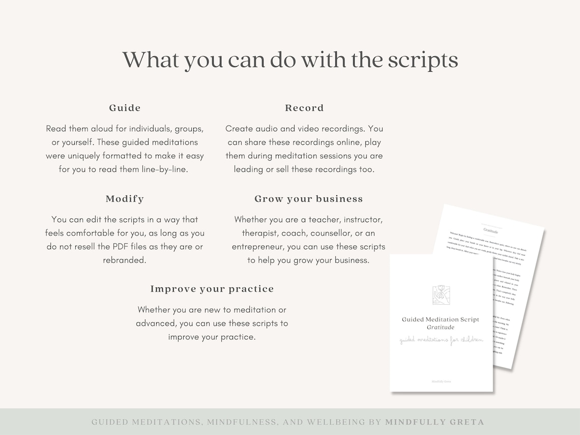 10 Guided Meditation Scripts for Children - Etsy