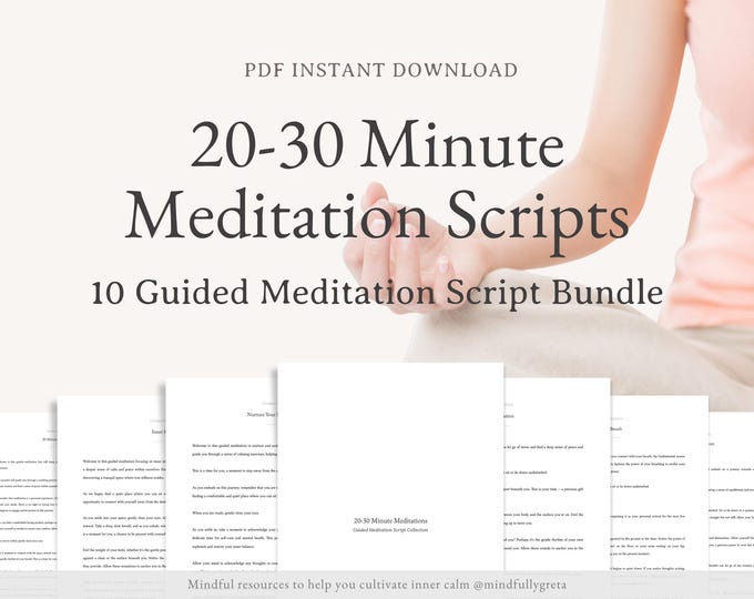 20-30 Minute Guided Meditation Script Bundle Guided Meditation Script ... 20-30 Minute Guided Meditation Script Bundle Guided Meditation Script ...