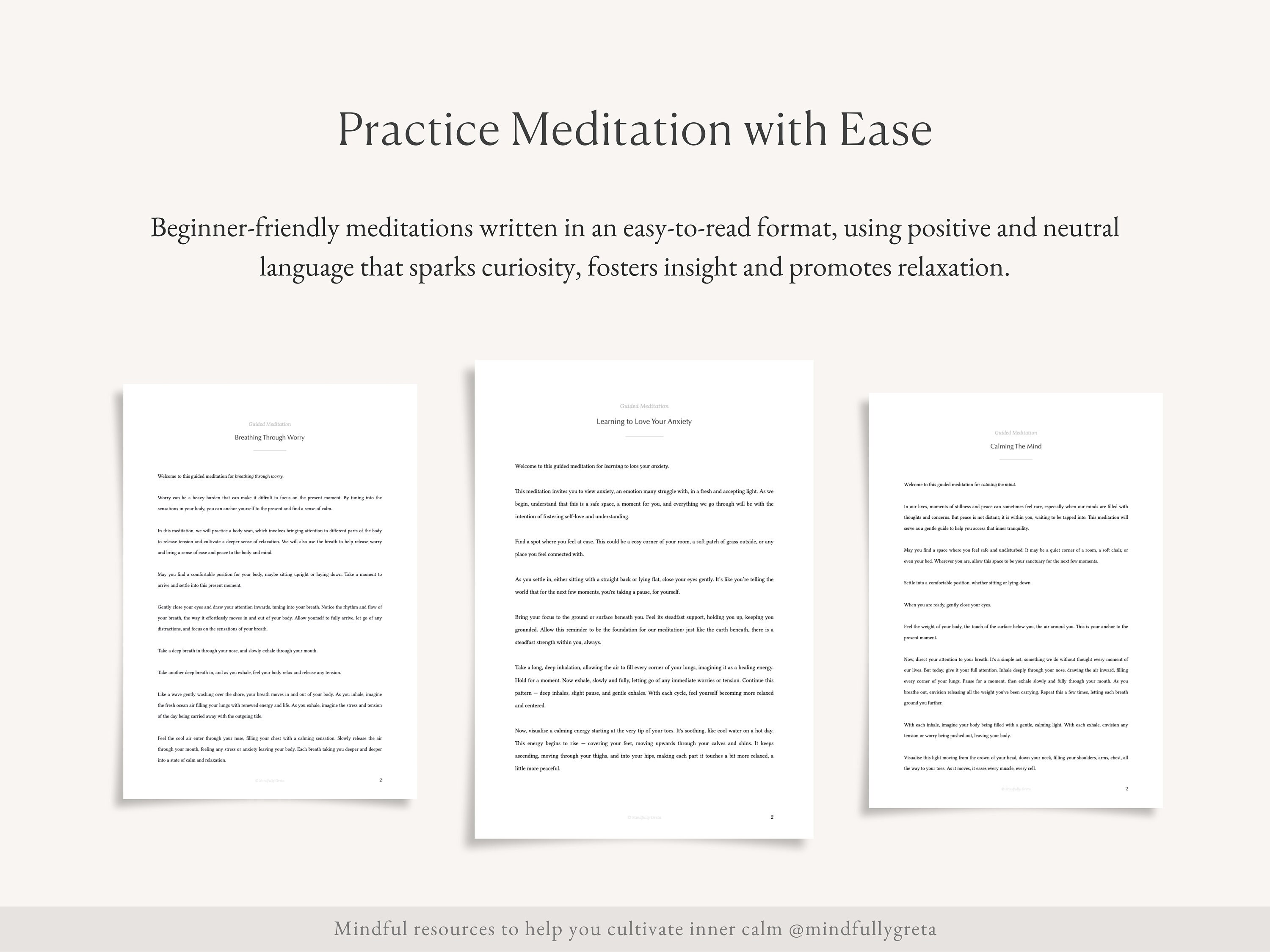 Chakra Guided Meditation Script Bundle Guided Meditation Script ...