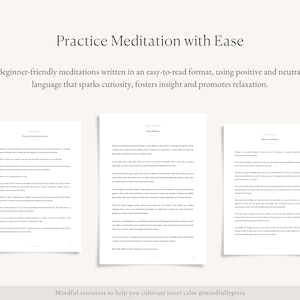 20-30 Minute Guided Meditation Script Bundle Guided Meditation Script ...