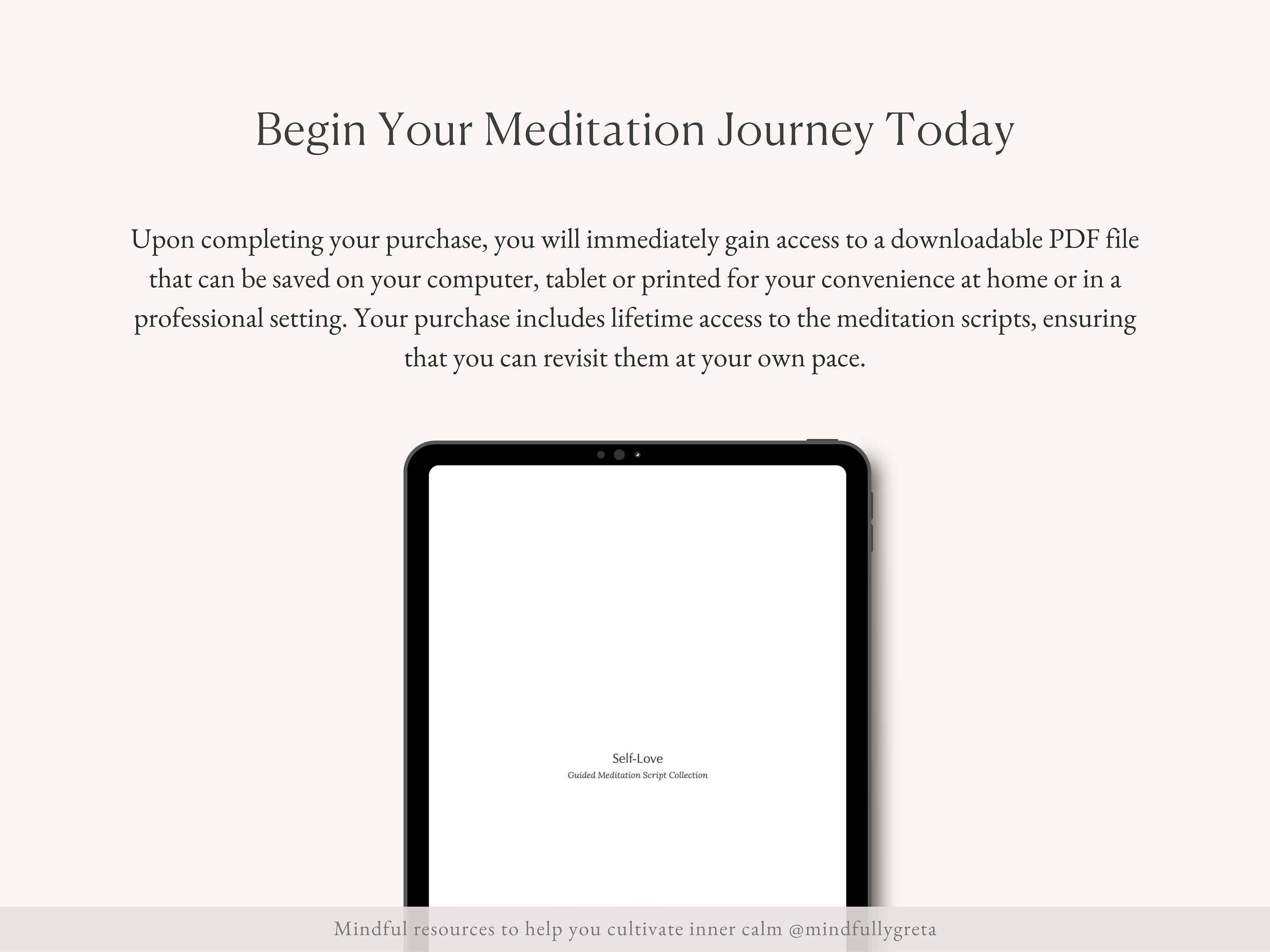 Self-love Guided Meditation Script Bundle Guided Meditation Script ...