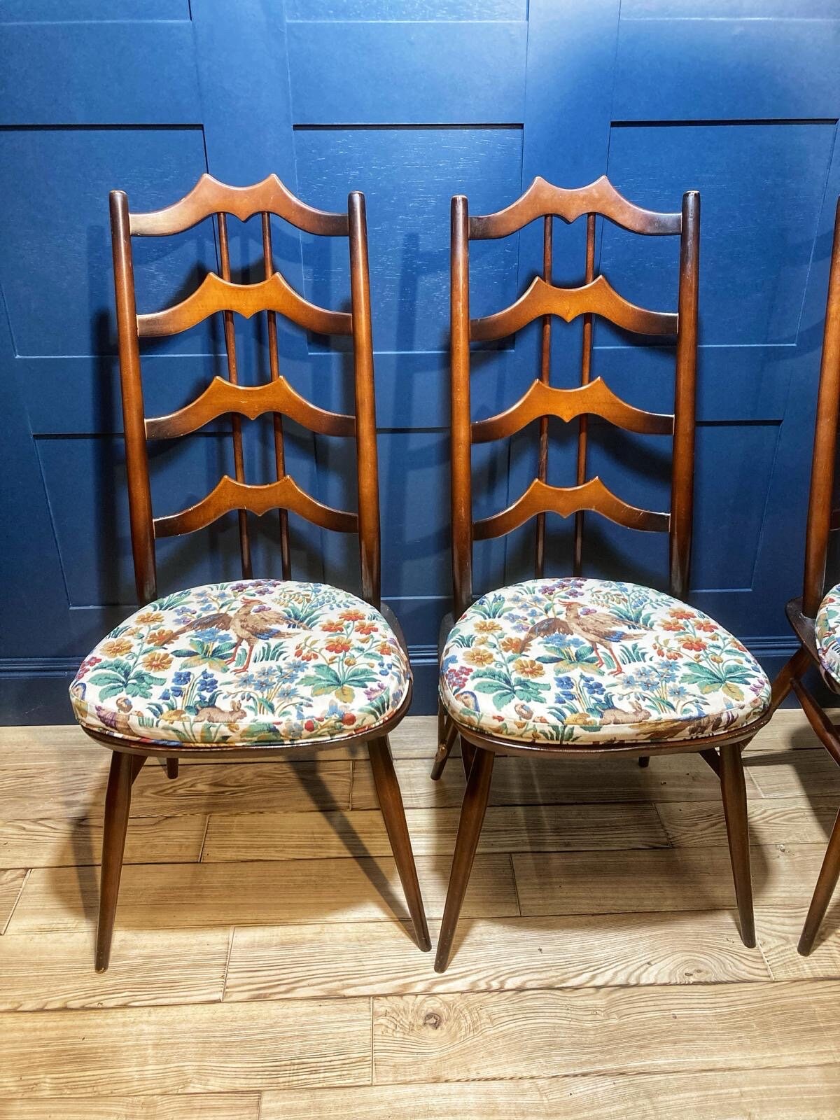 Rare Ercol Batwing Chairs and Table Set - Etsy UK