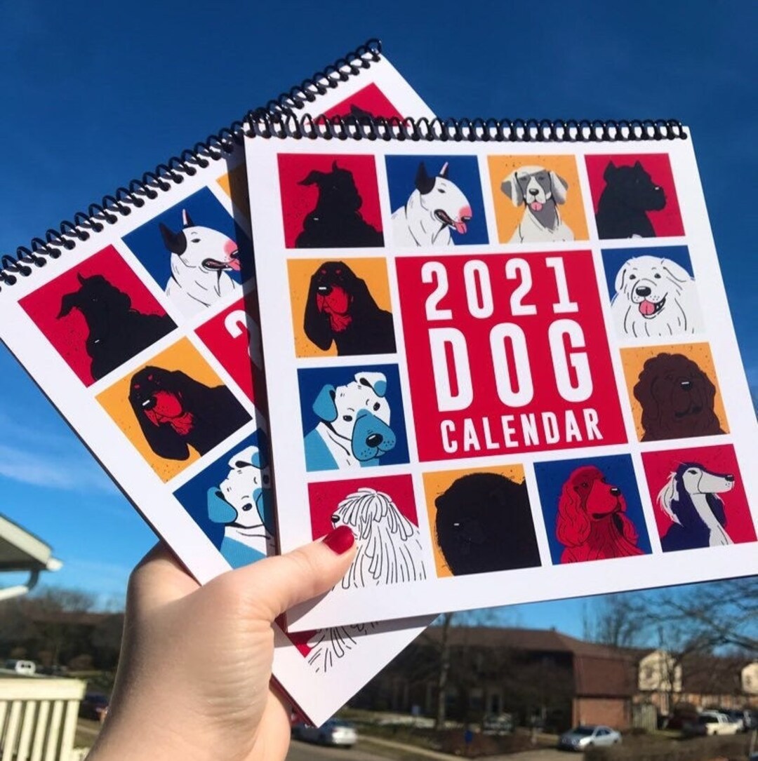 2021 Dog Calendar - Etsy