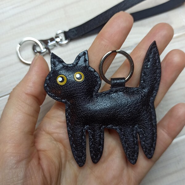 Cat Bag Charm - Etsy