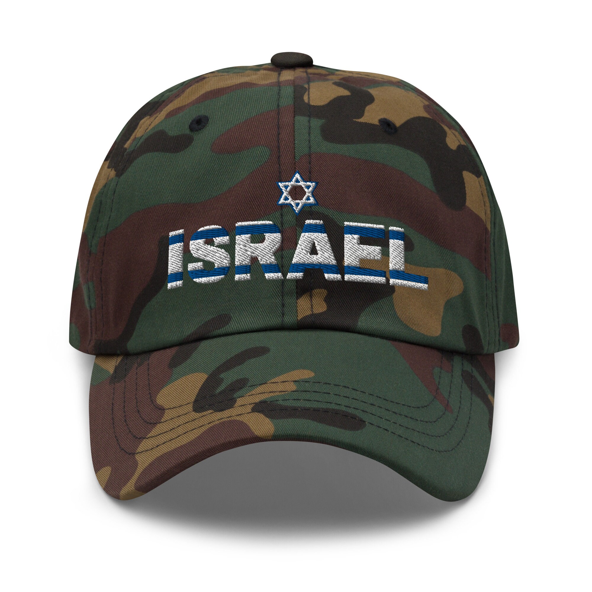 Israel Flag Star of David Embroidered Dad Hat - Etsy