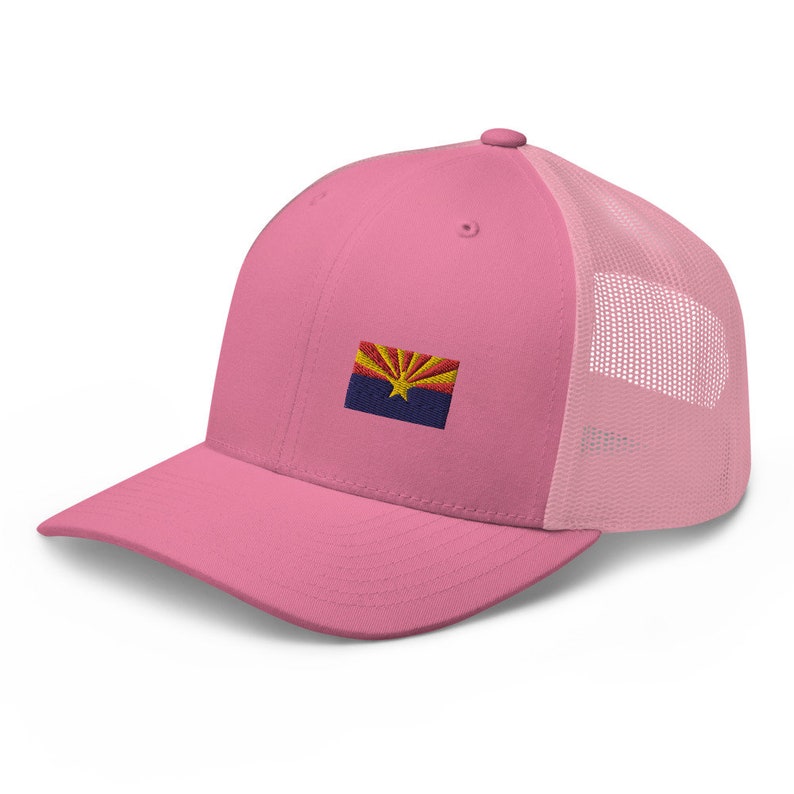 Arizona Flag Trucker Cap, AZ State Flag Trucker Hat, Arizona Baseball ...