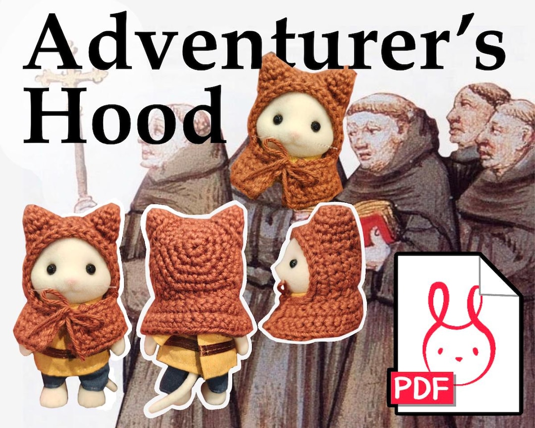 Adventurer’s Hood for Sylvanian Families Calico Critters - Cat Version ...