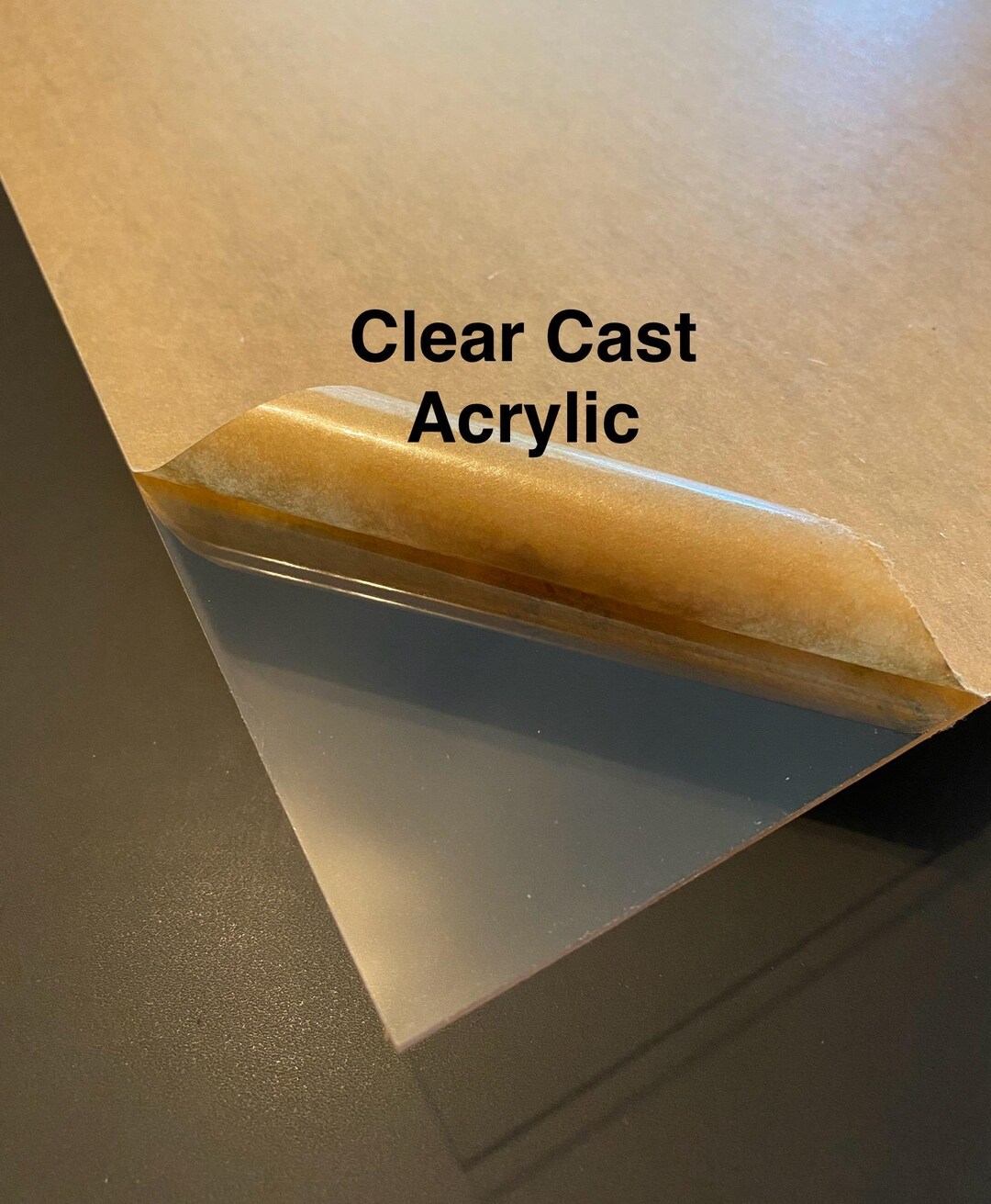 Clear Cast Acrylic Sheet (12x20): Laser Ready Plexiglass - Etsy