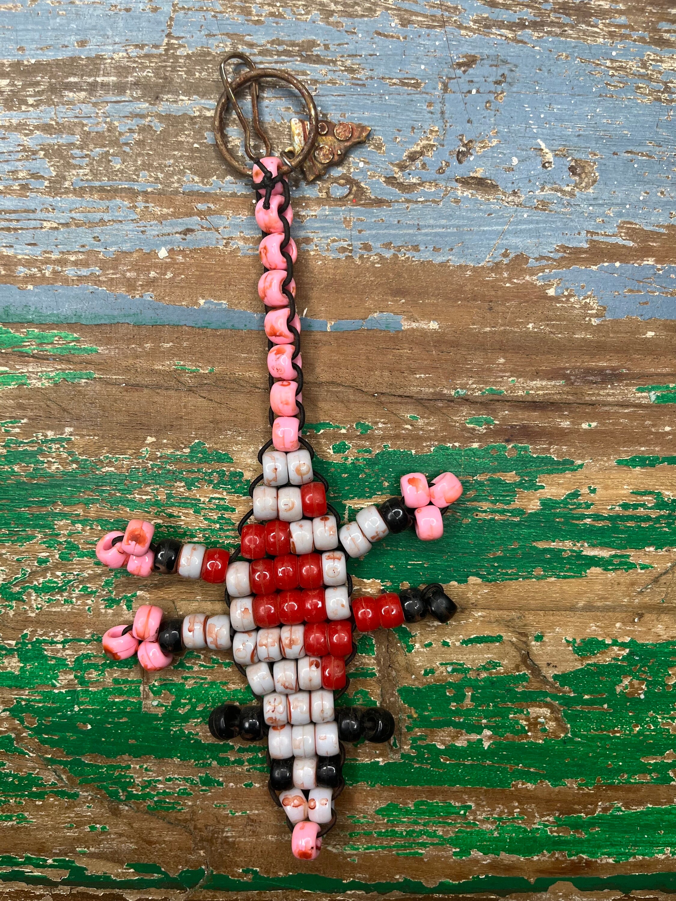 Road Rash Possum Beaded Keychain Possum Keychain - Etsy