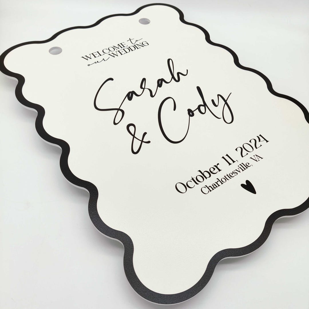 Cute Welcome Wedding Sign - Bridal Welcome Sign - Welcome Sign Wedding ...