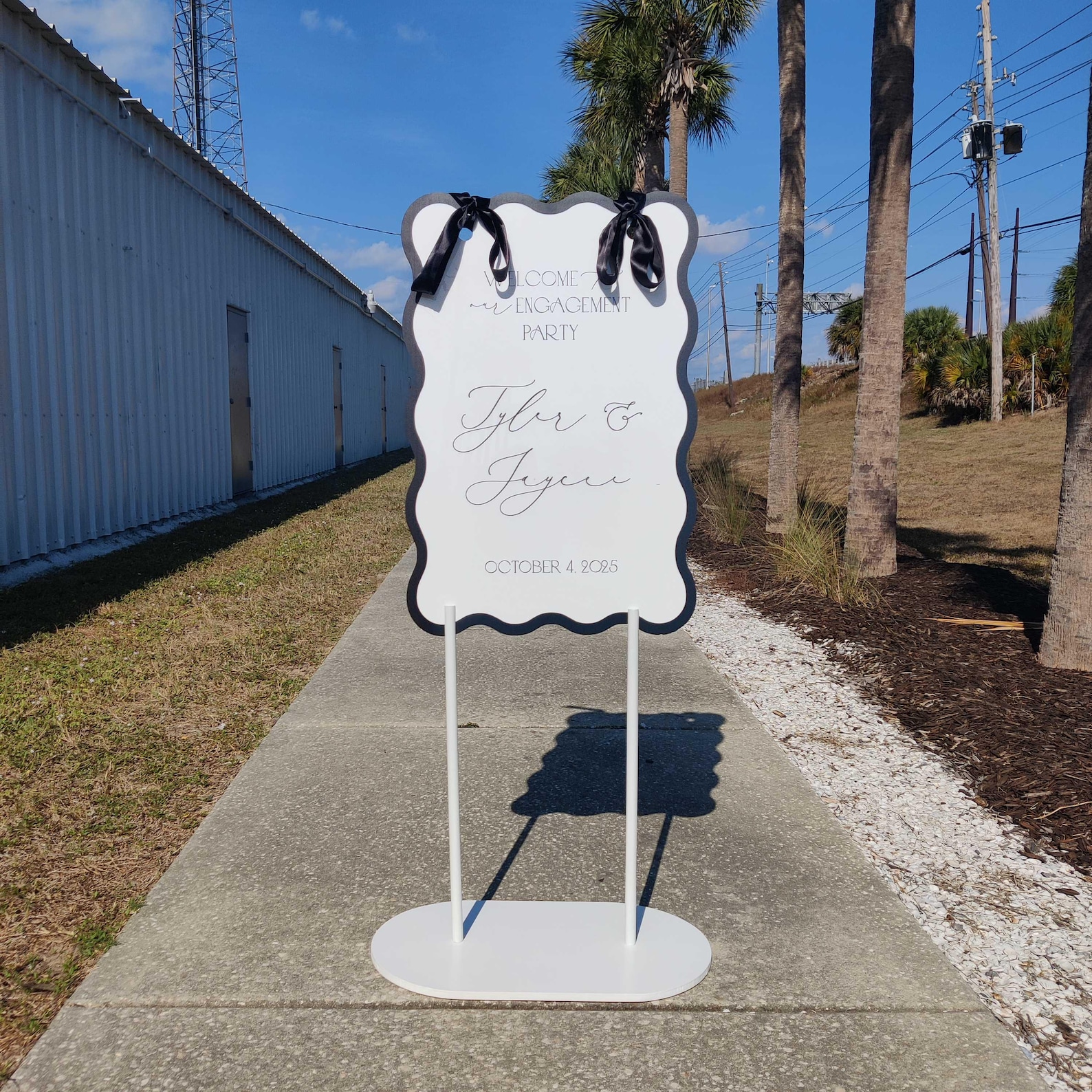 Wooden Sign Stand • Wedding Sign Holder • Sign Stand for Weddings ...