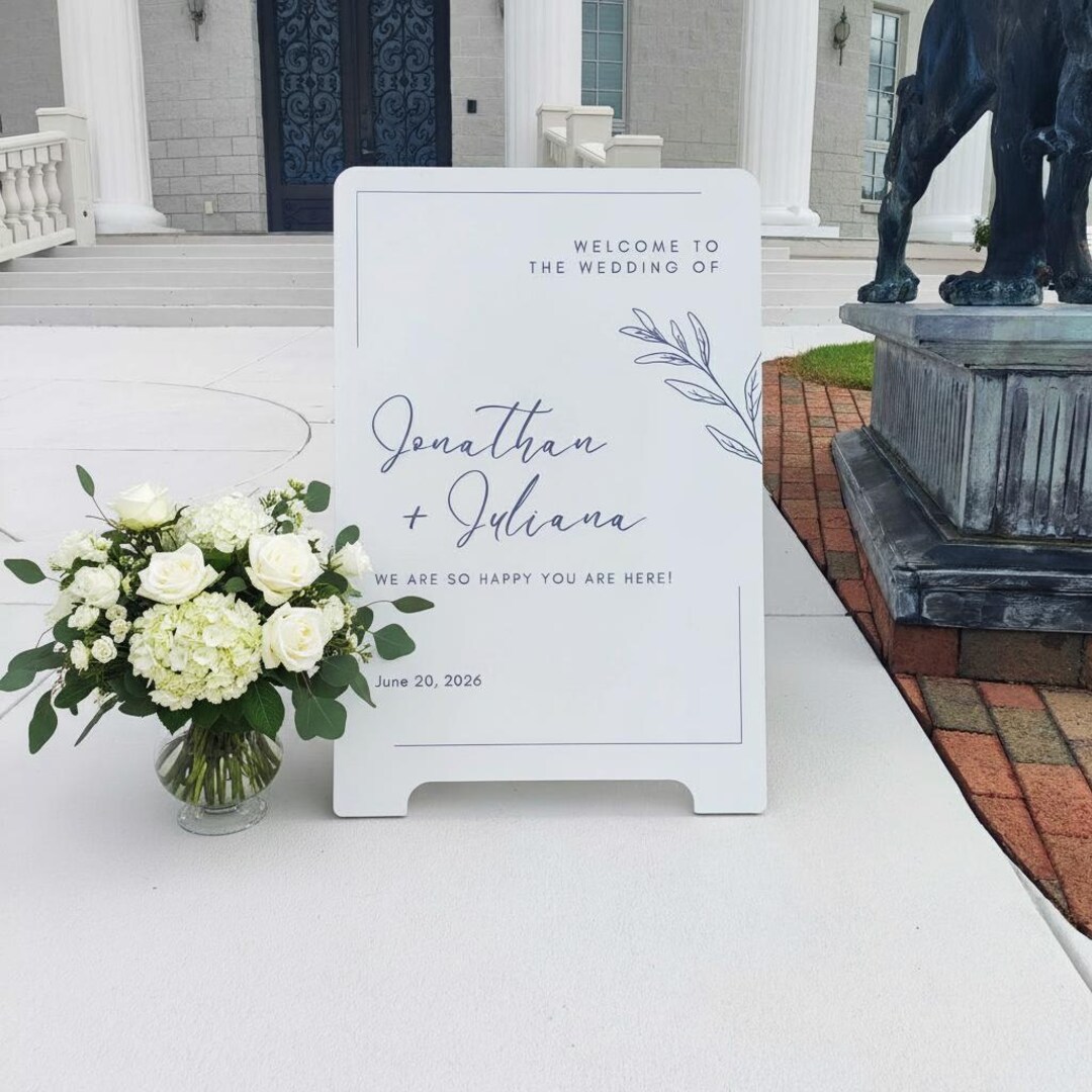 Customizable A-frame Event Sign – Double Sided Acrylic or Plywood for ...