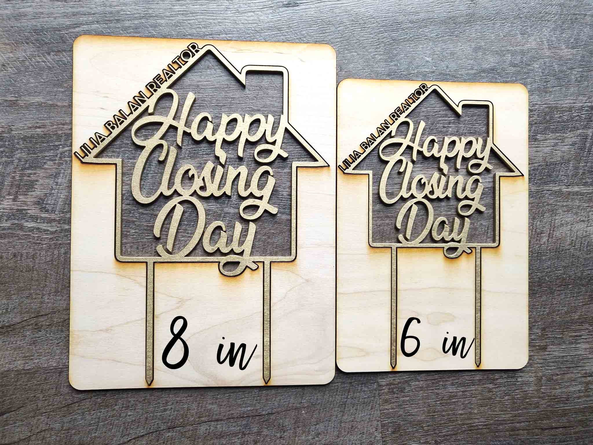 House Cake Topper for Realtor Gifts Cake Topper in Shape of a | Etsy