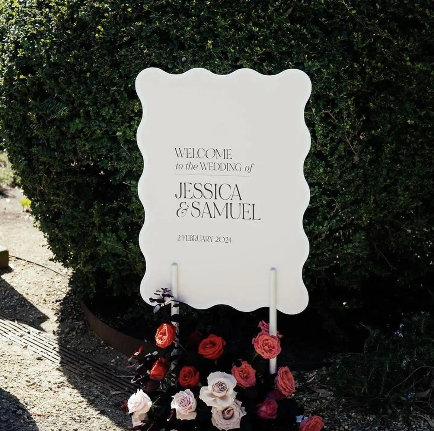 Wooden Sign Stand • Wedding Sign Holder • Sign Stand for Weddings ...