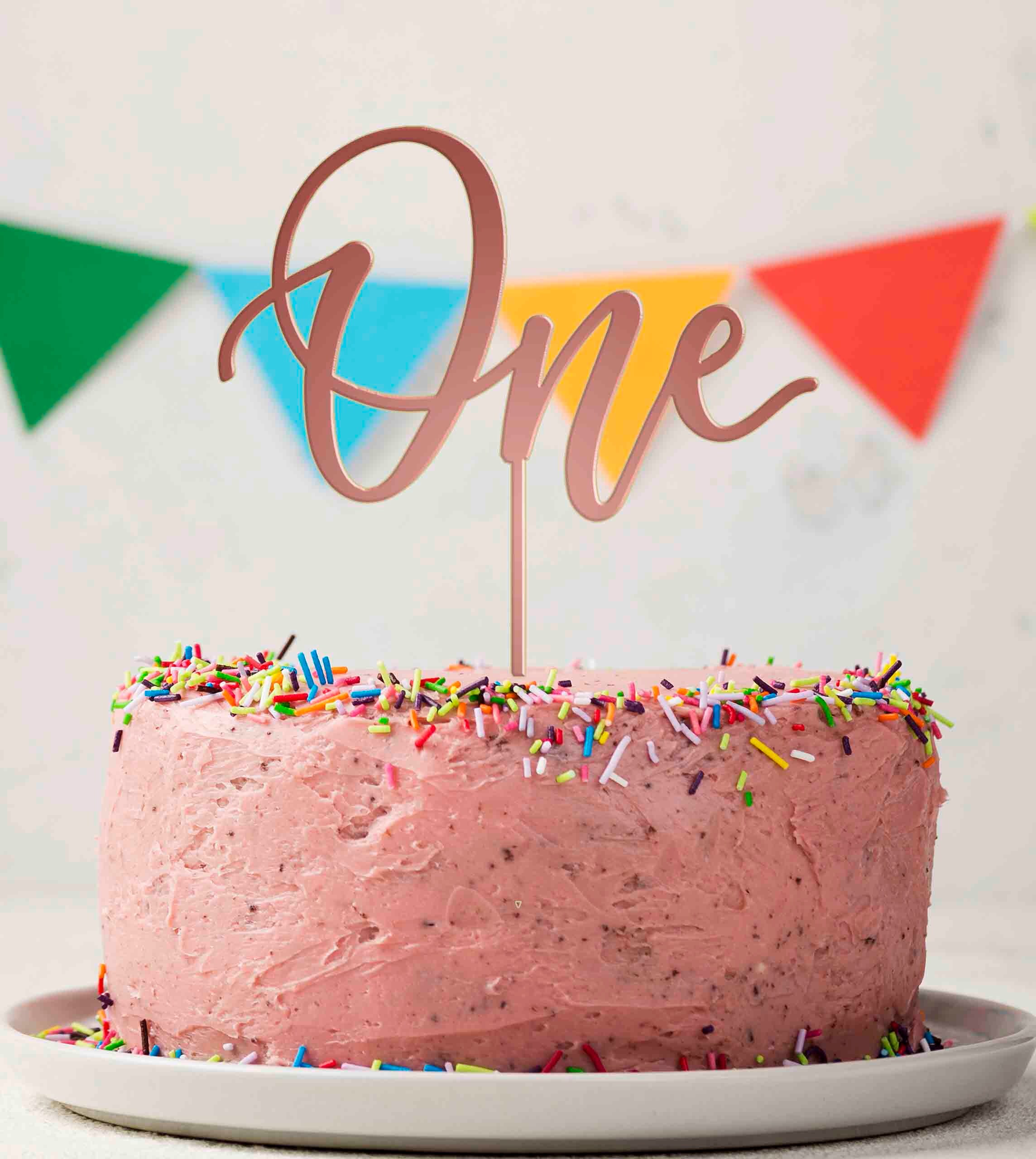 One First Birthday Cake Topper Toddler Birthday Cake Topper | Etsy