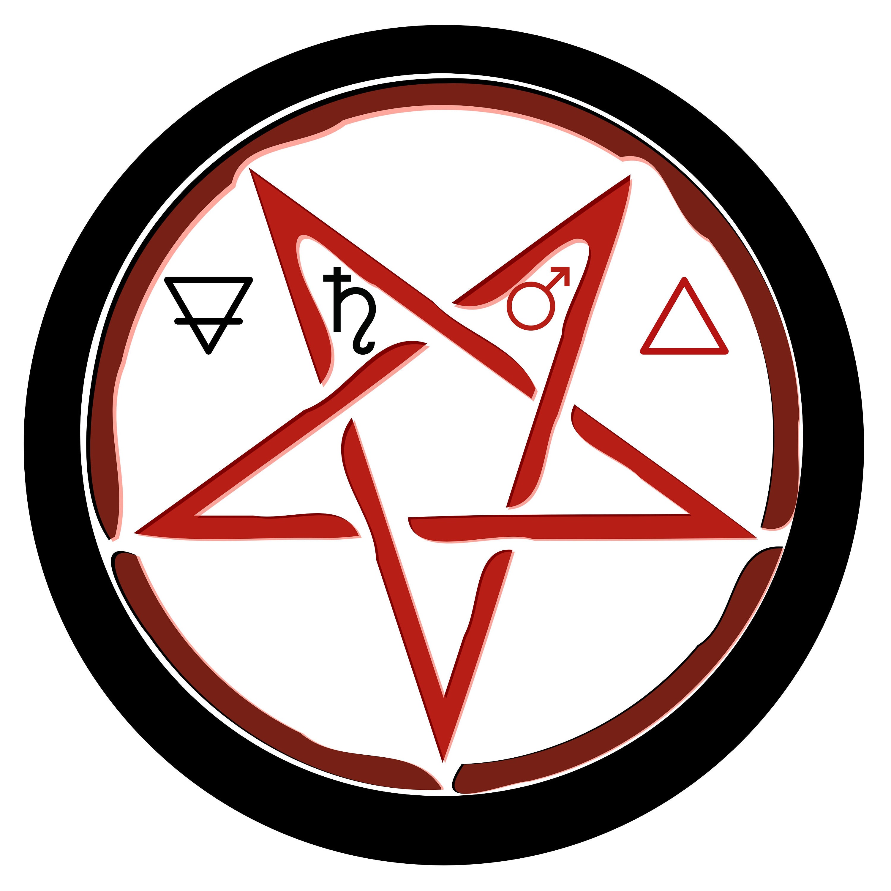 Pentagram and Pentacle Magic Tutorials | Pentagram SVG, PNG, JPG Files ...