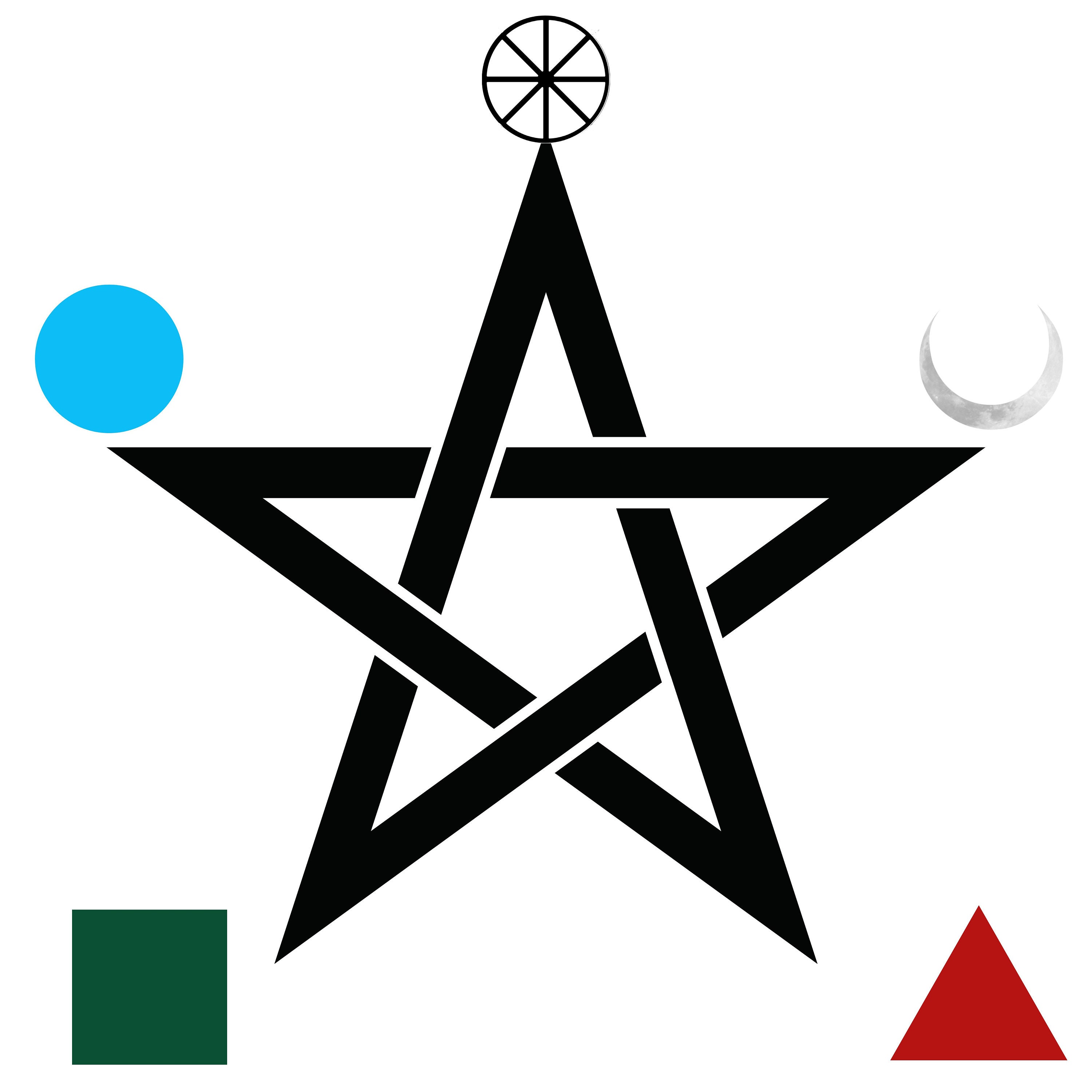 Pentagram and Pentacle Magic Tutorials | Pentagram SVG, PNG, JPG Files ...