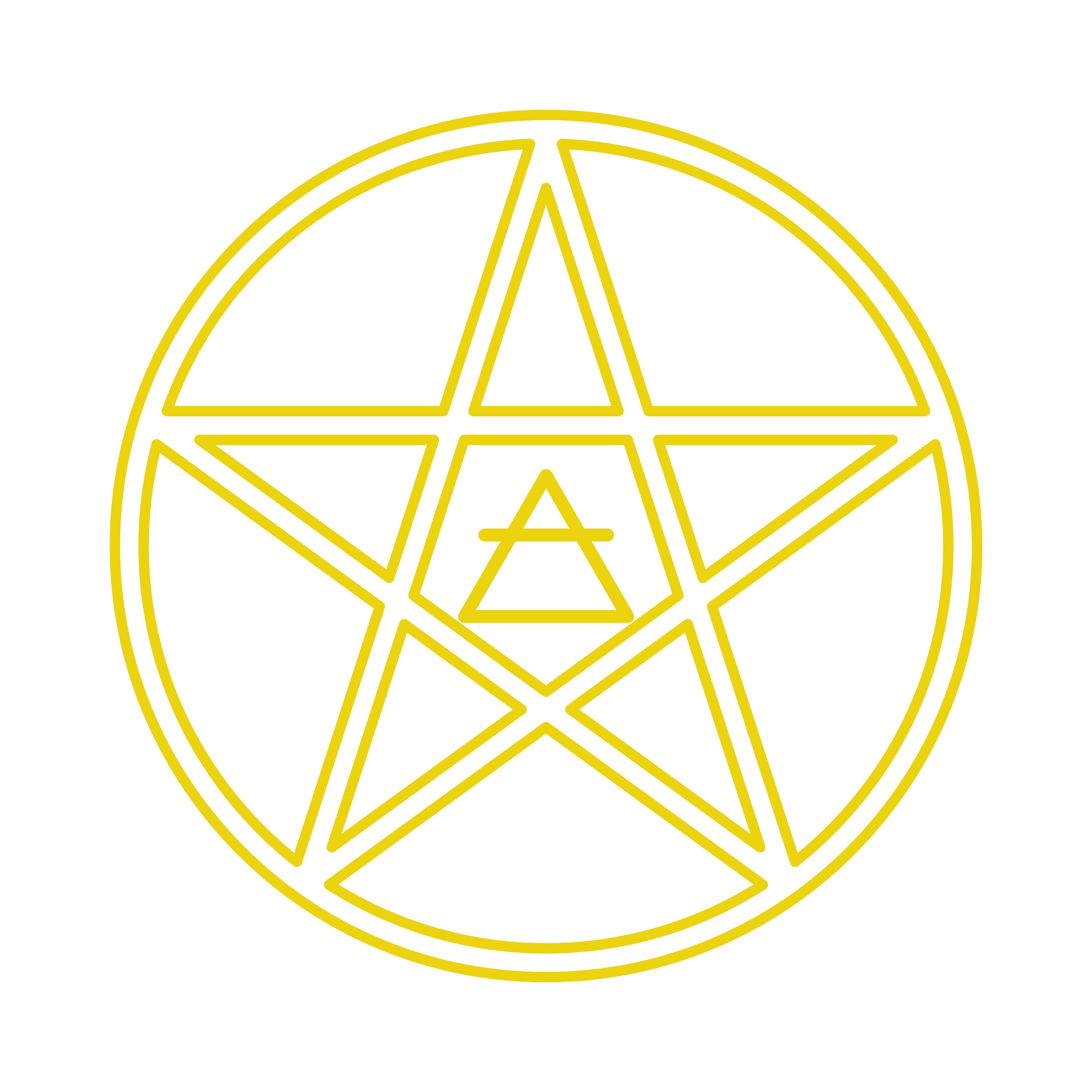 Pentagram and Pentacle Magic Tutorials | Pentagram SVG, PNG, JPG Files ...