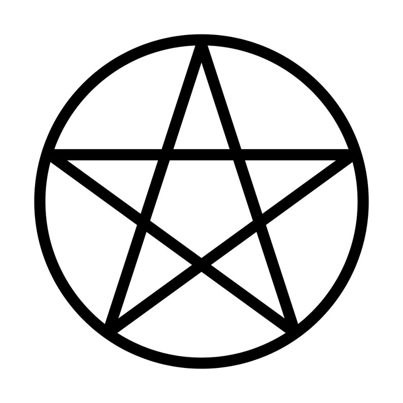 Pentagram and Pentacle Magic Tutorials Pentagram SVG, PNG, JPG Files ...