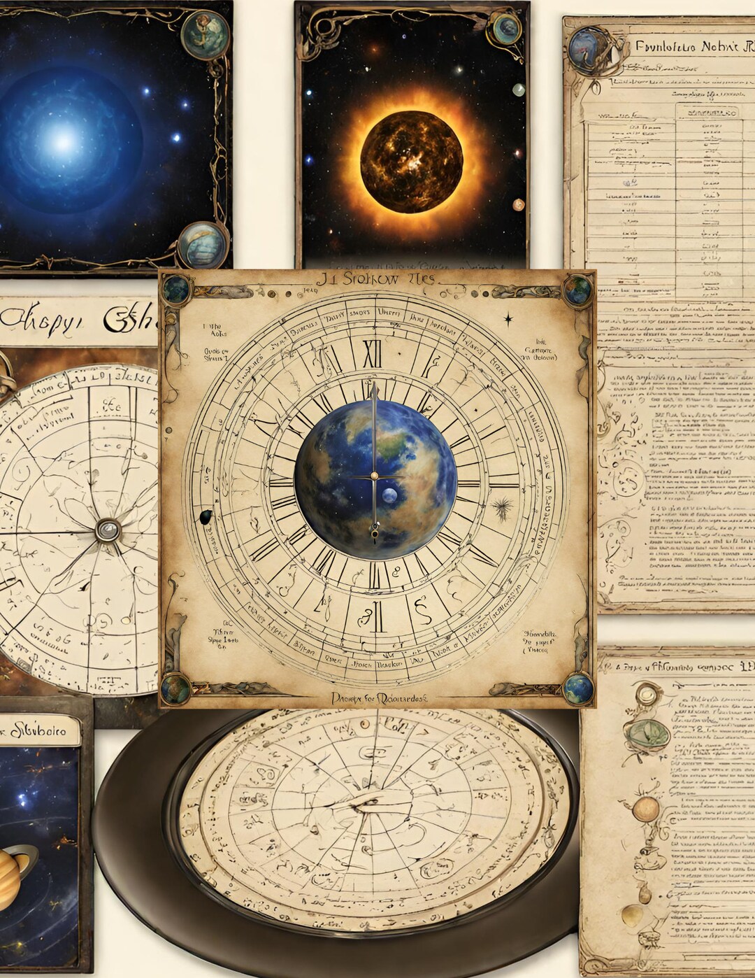 Planetary Hours Book of Shadows Pages Planetary and Elemental Timing ...