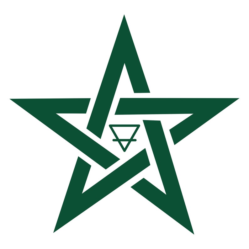 Pentagram and Pentacle Magic Tutorials | Pentagram SVG, PNG, JPG Files ...