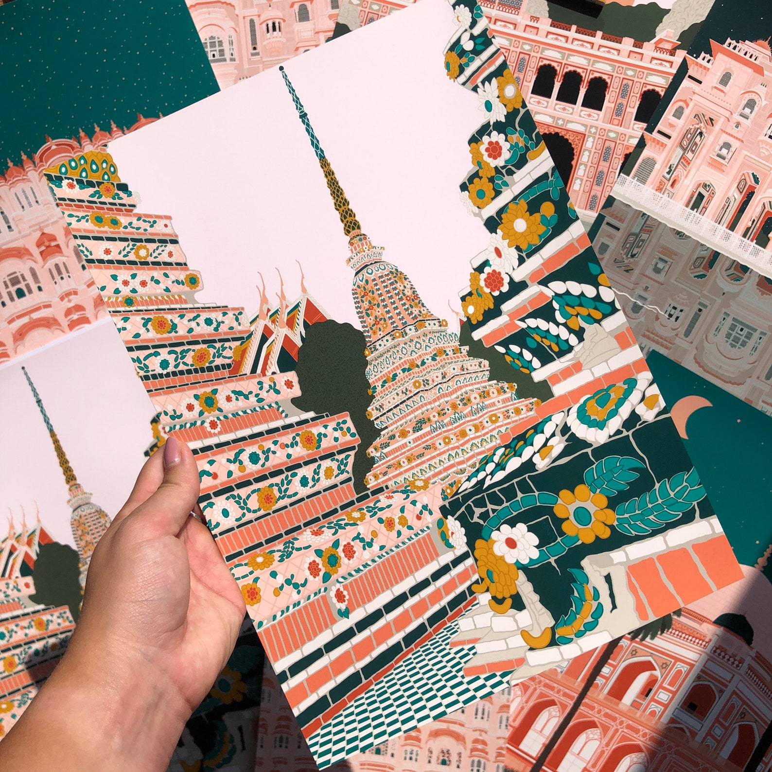 Thailand Temple Print / Wat Pho Print / Bangkok Print / - Etsy