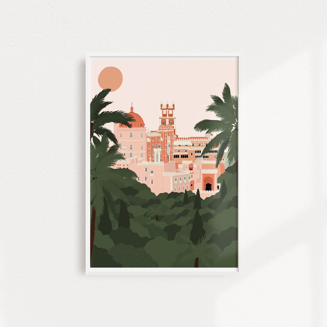 Sintra Print / Portugal Print / Castle Print / Mediterranean | Etsy