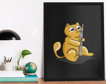 Wooden Black Cat - Etsy