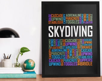 Skydiving Wall Art - Etsy
