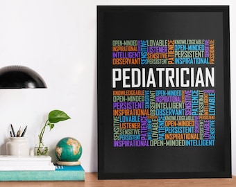 Pediatrician Poster - Etsy