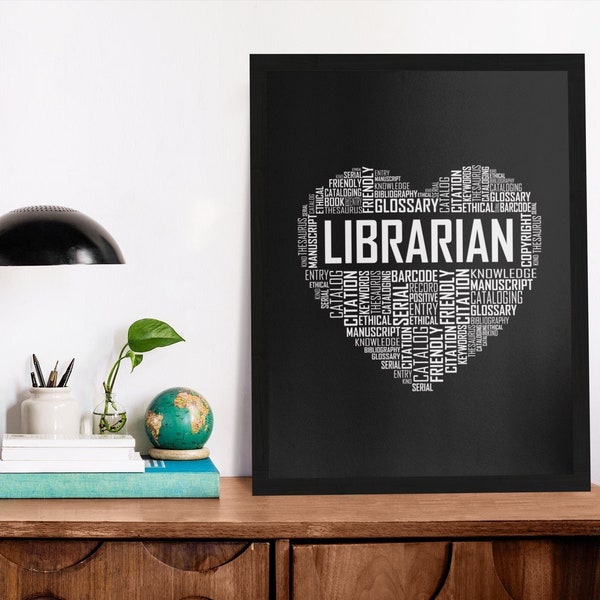 Librarian Poster - Etsy