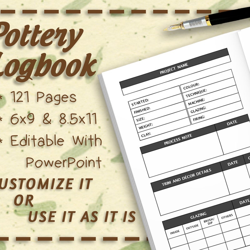 Pottery Notebook - Etsy